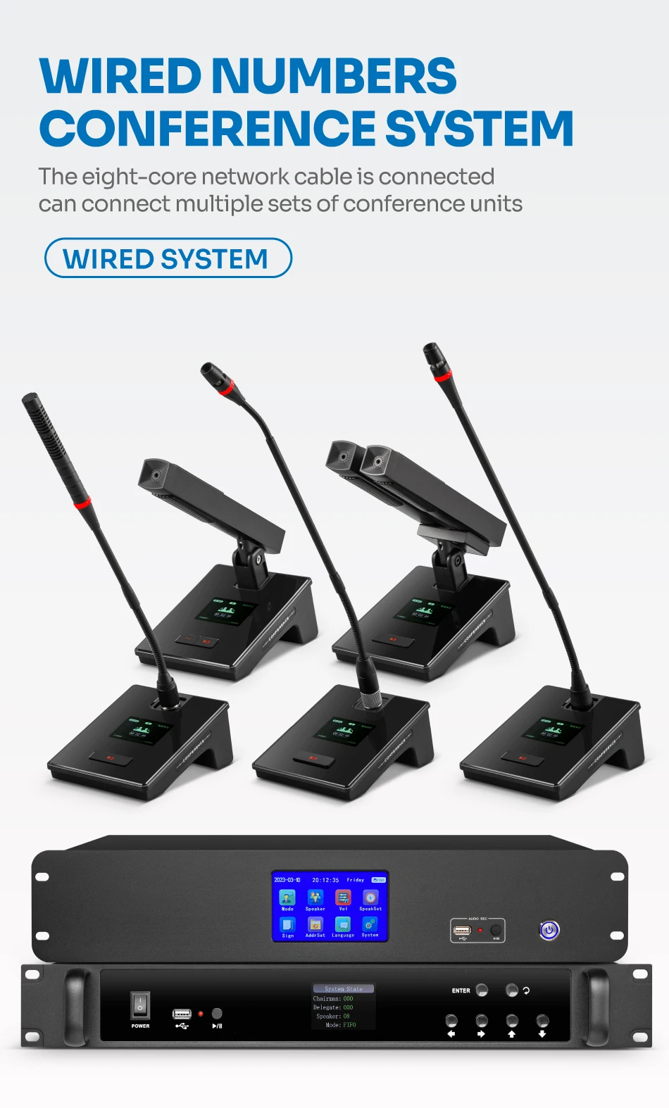 Smart Audio Conference System Meeting Room Equipment Boardroom Hardware ...