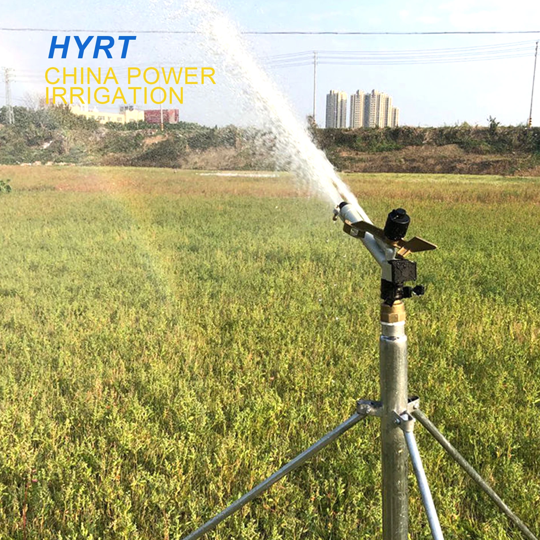 farm automatic irrigation system water 1"1.5" big rain gun sprinkler ...