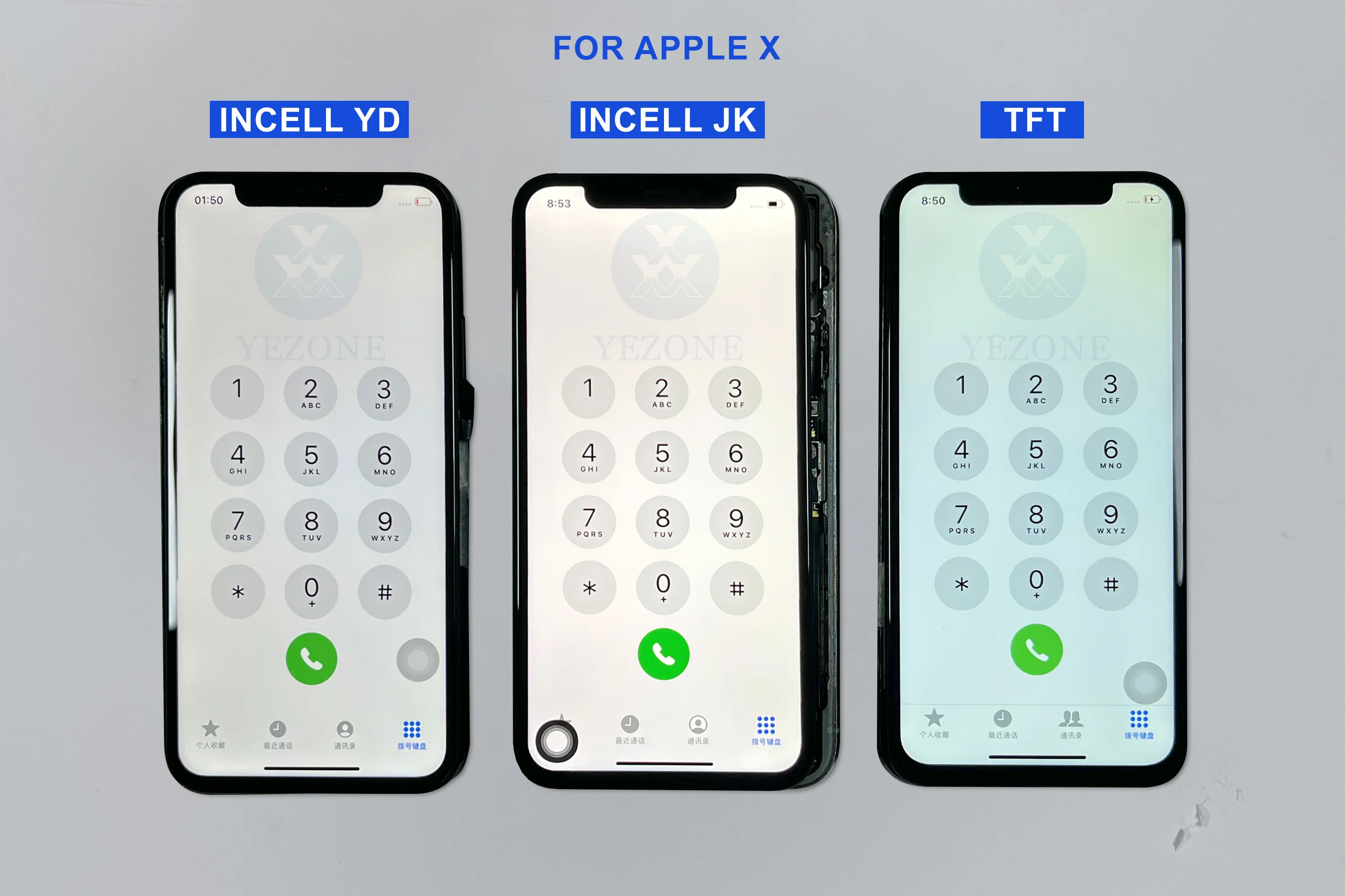 Wholesale Incell ZY JK Mobile Phone Lcds for Iphone 13