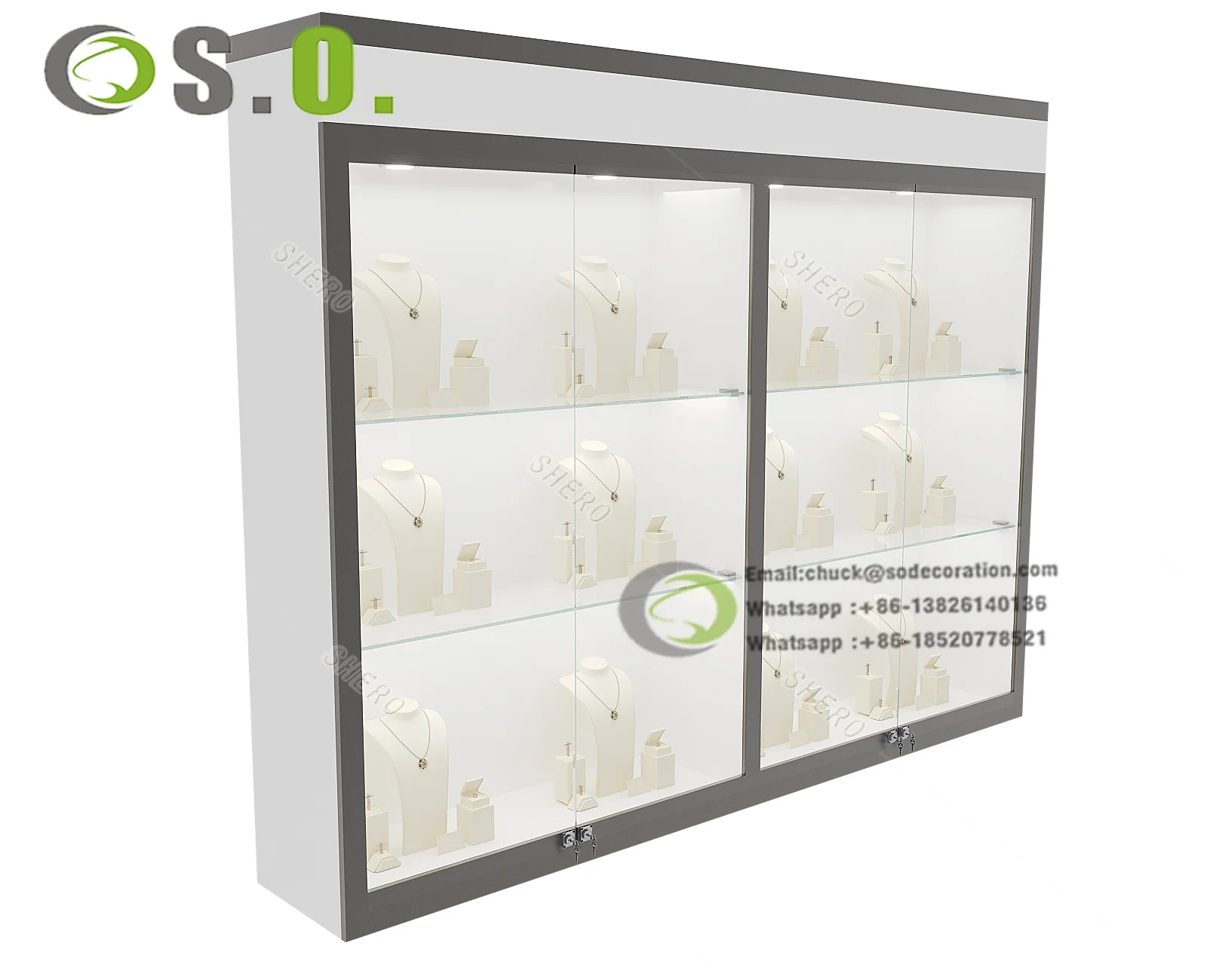 Luxury Gold Retail Shop Counter Design Display Table Jewelry Shop ...