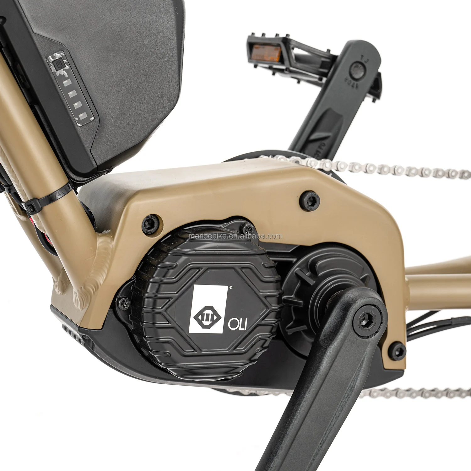 2024 Mario Retro-Oli Ebike mid drive Motor 250w E -Bike mountain Vee ...