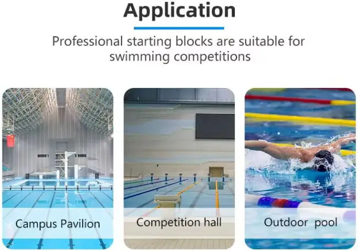 Professional Competitive Fiberglass Starting Block For Pool Durable ...