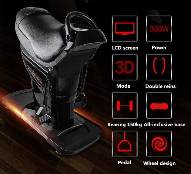 Hot Sales Home Use Fitness Equipment - Electric Horse Riding Exercise ...