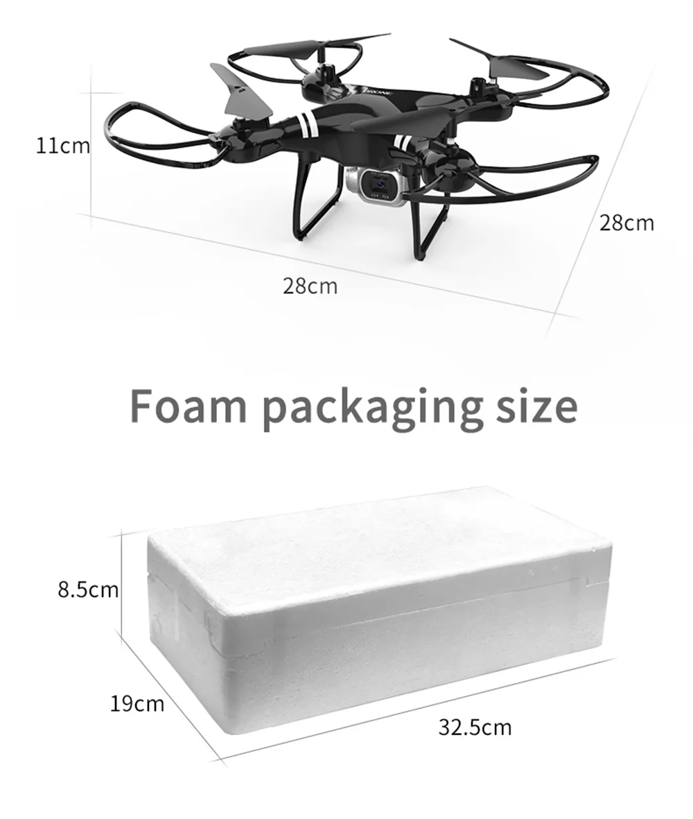 KY101 Quadcopter 4K WIFI RC Mini Drone With Camera Dual HD Aerial FPV Helicopter One Key Return Toys for Boys Gift Child Alibaba