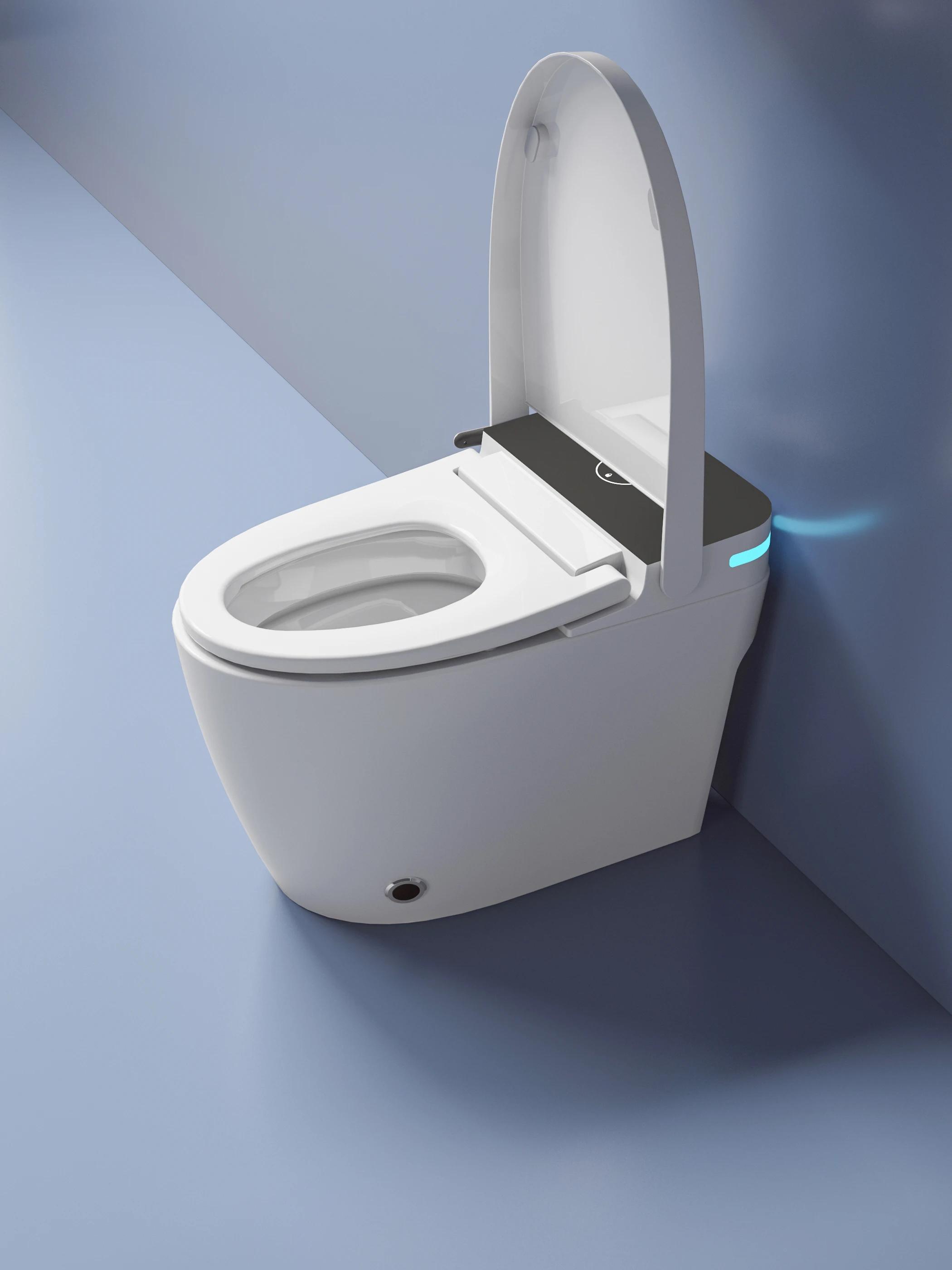 Modern Automatic Intelligent Induction Wall Face Bidet Toilet Heated ...