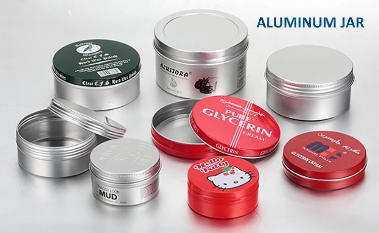 Cosmetic Cream Sample Packaging 50 Ml Flat Aluminium Tin Silver ...