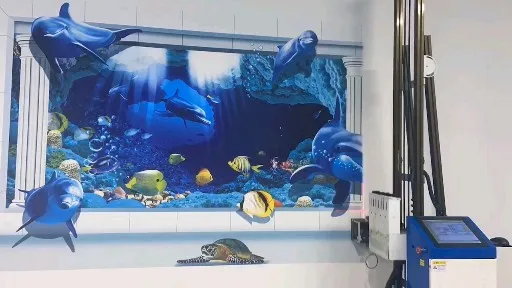 Flexible Wall Inkjet Printer - High Productivity & Multicolor