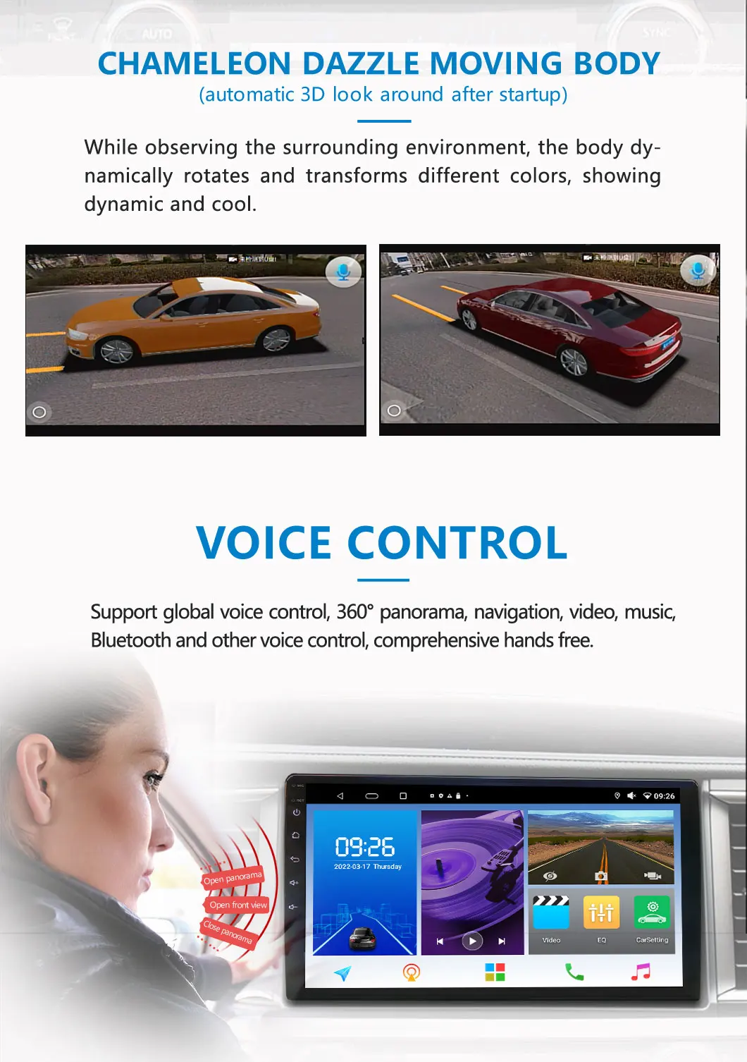 All-in-one Navigation Machine 2d 3d Camera For Vehicle 360 Bird View ...