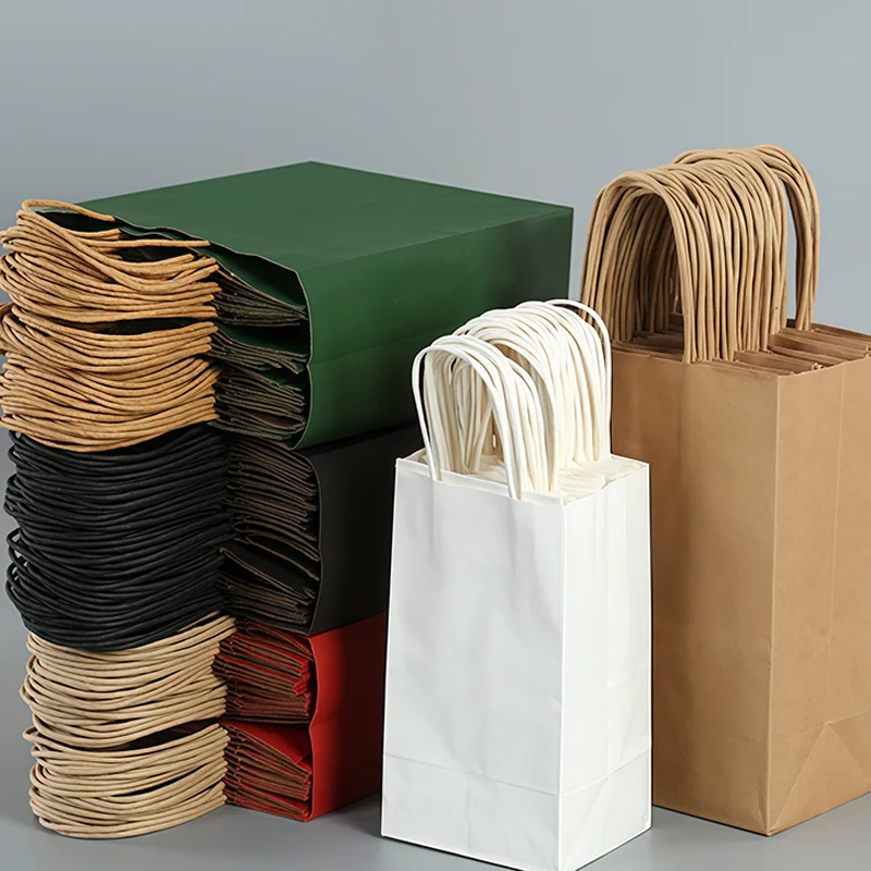 Custom Biodegradable Kraft Paper Bags - Luxury & Sustainability