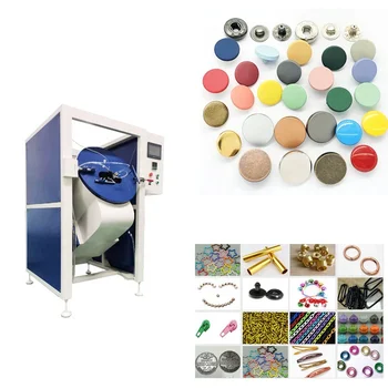 Automatic Vertical Drum Type Spray Painting Machine For Metal Slider ...