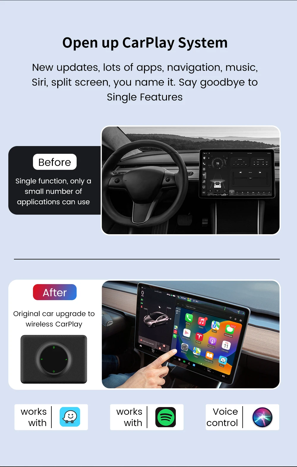 Modern Electronics Carplay Portable Module Carplay Ai Adapter Ram 8gb ...