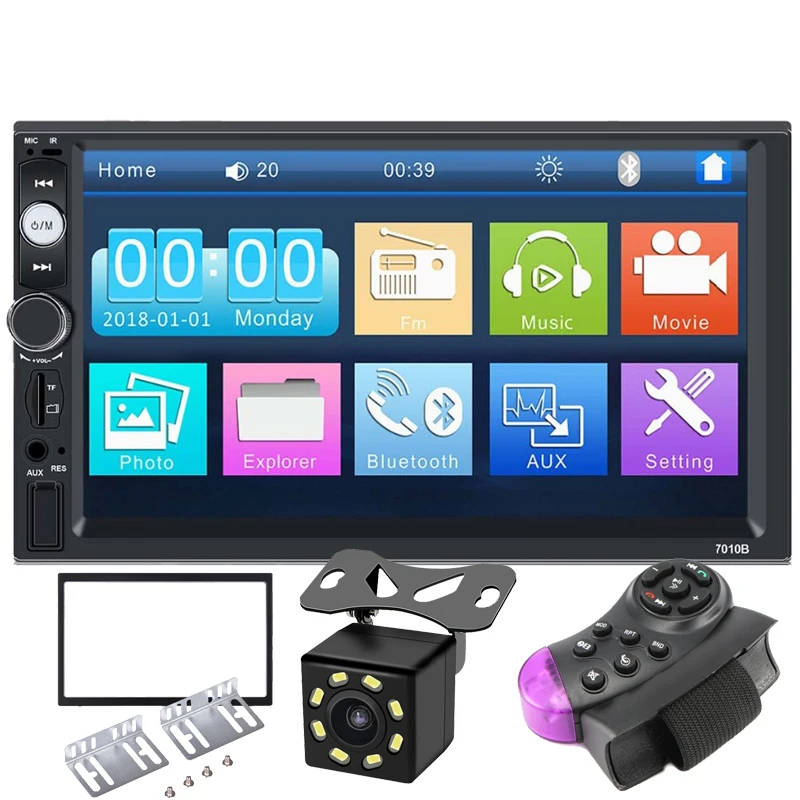 Autoradio 2din 7 Inch Lcd Touch Screen Car Radio Player 7010b 2 Din ...
