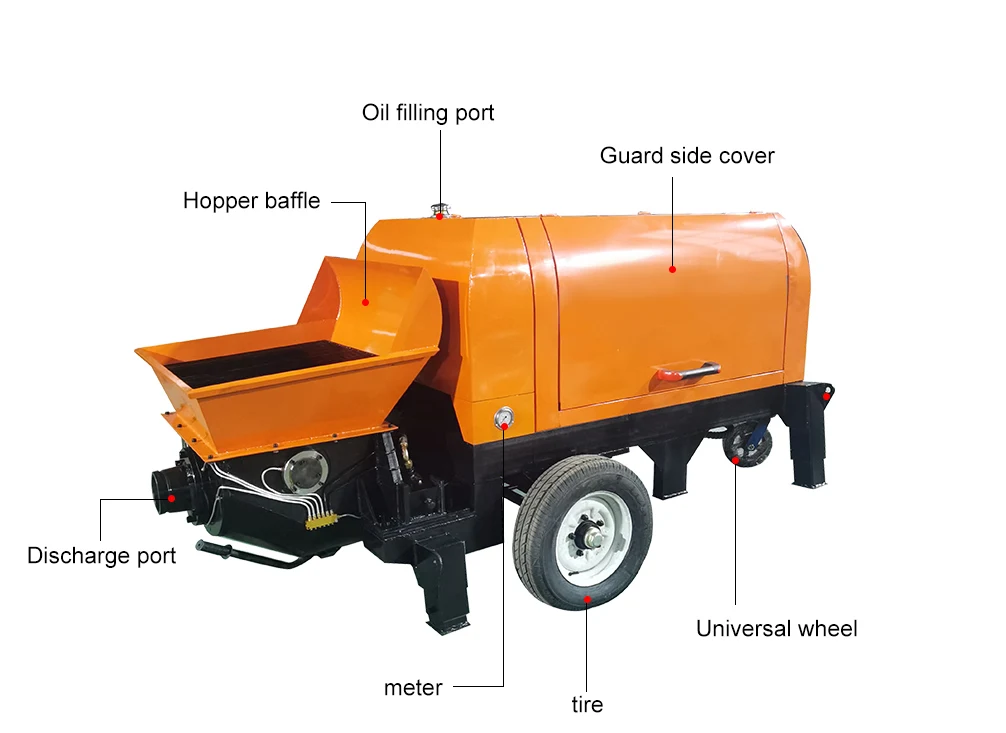 High Efficiency Mini Concrete Diesel Mixers - 400L, 350L, 500L