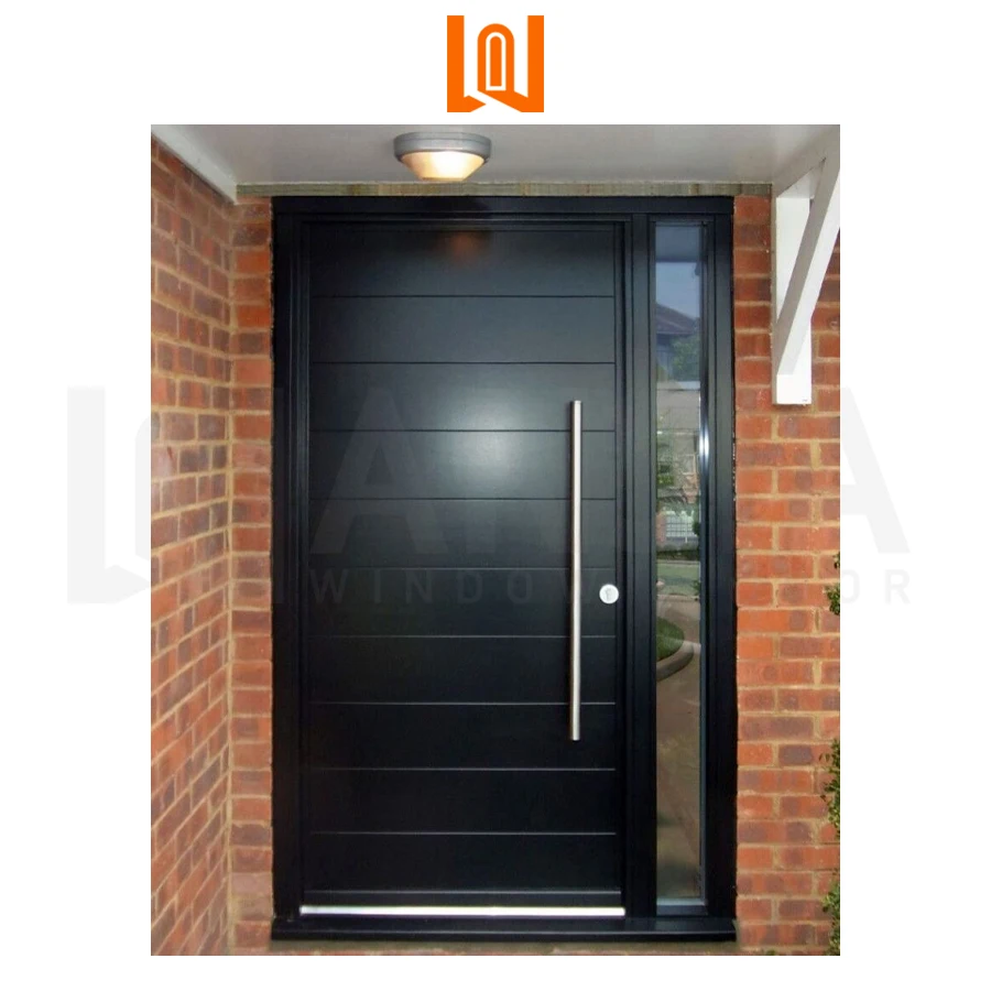 WANJIA Modern Customized Manufacturer Entrance Aluminum Door Entry ...