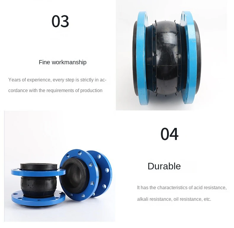 Flange Rubber Expansion Joint Rubber Soft Connection Pipeline ...
