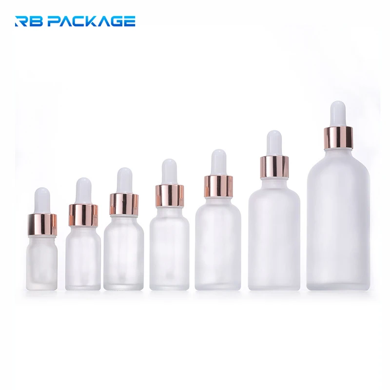 10ml 20ml 30ml 50ml 100ml Frosted Glass Essential Oil Bottle Fancy ...