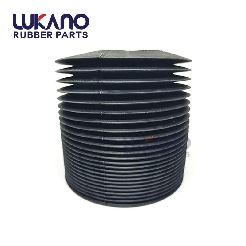 Silicone Rubber Bellows Flexible Corrugated Moulded Bellow Rubber Round ...