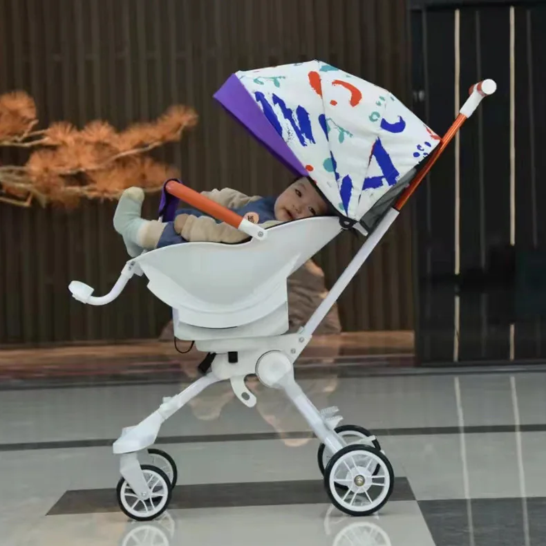 Recumbent Baby Padded Baby Reversing Baby Folding Lightweight Two-way ...