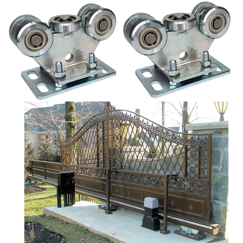heavy duty cantilever gate kit sliding gate track wheel kit rollers for ...