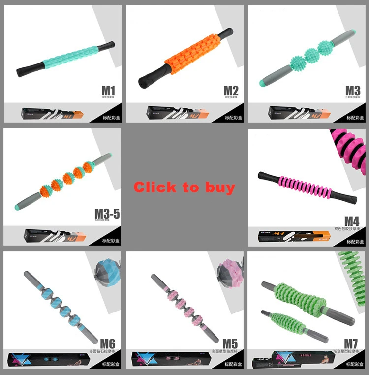 Handheld Deep Tissue Body Massage Stick Tools Muscle Roller Massage ...
