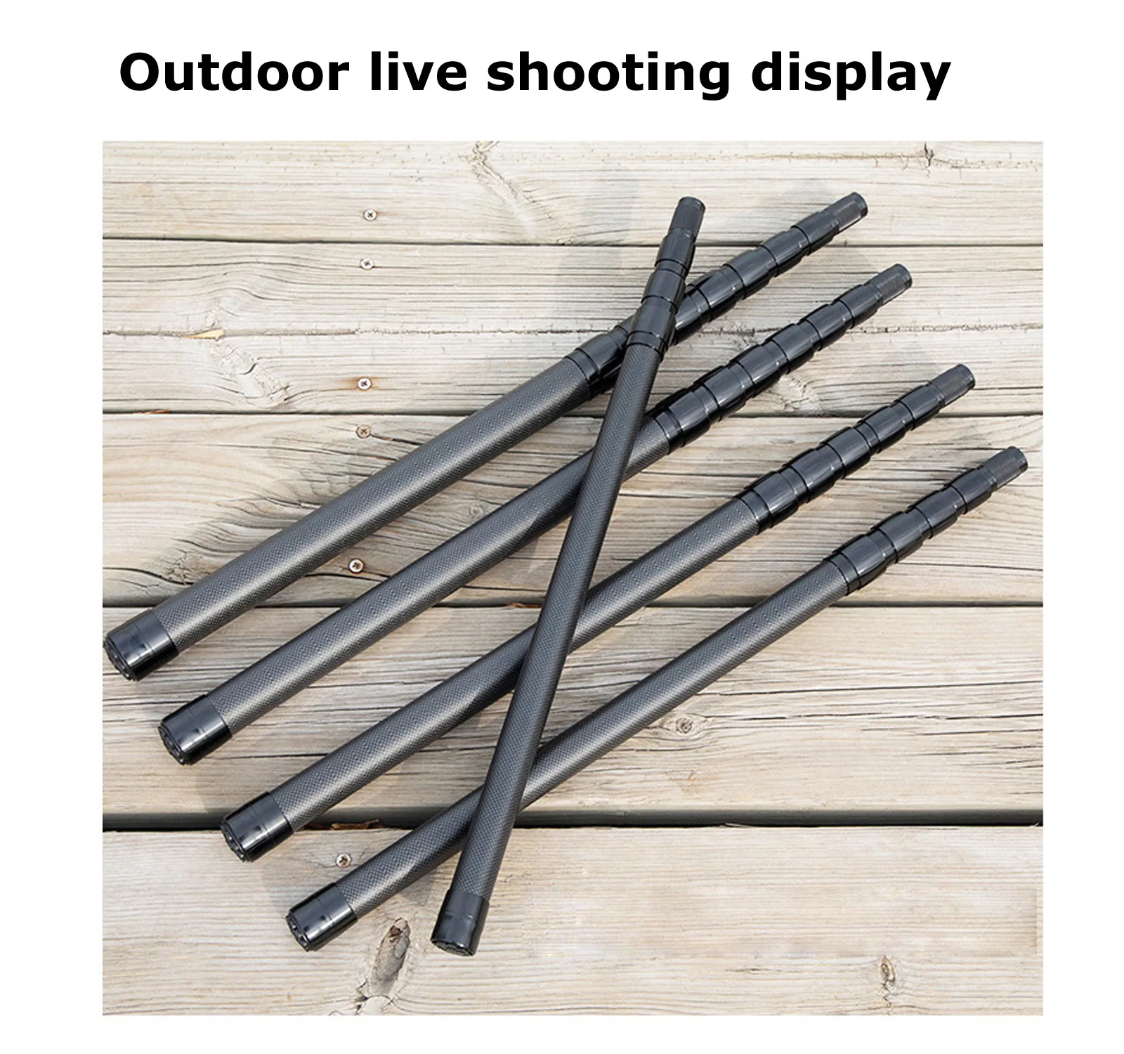 Carbon Telescopic Camping Light Pole - Durable & Versatile