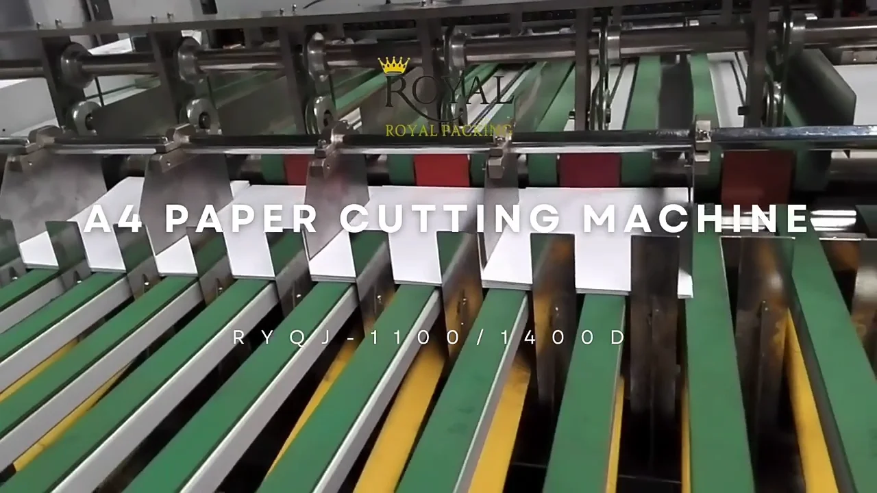 High Quality Automatic A4 Paper Making Machine Ream Cutting And Packing ...