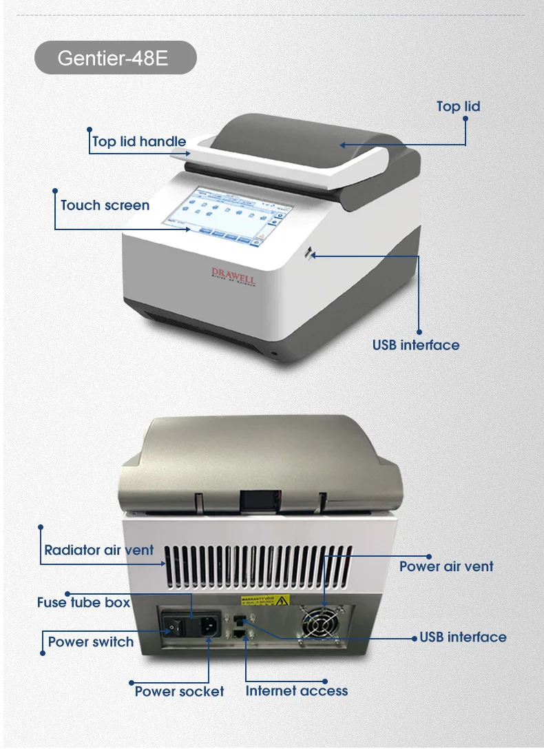 Drawell Real Time PCR System - Portable, Cheap, and Reliable