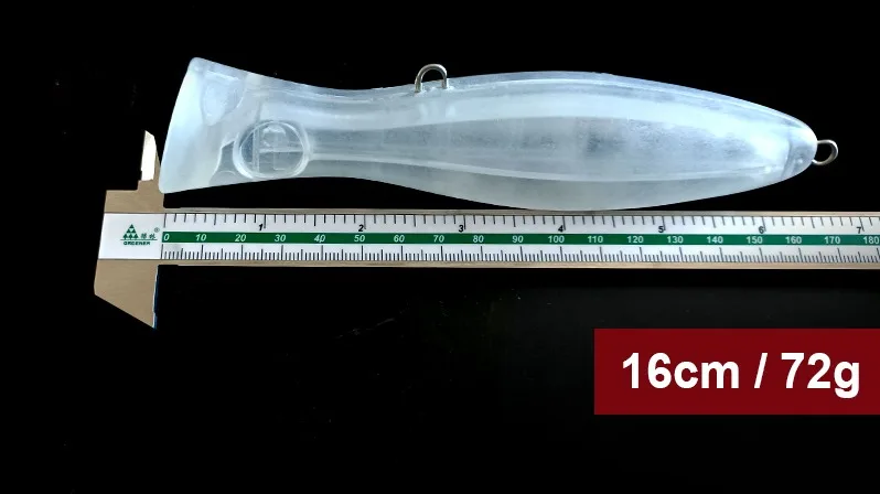 Oem Topwater Bubble Popper 160mm 72g Blank Big Game Hard Artificial Bass Wobblers Sea Fishing ...