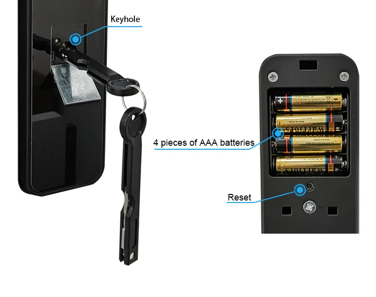 Factory Price Ttlock App Bluetooth Biometric Digital Keyless Lock For ...