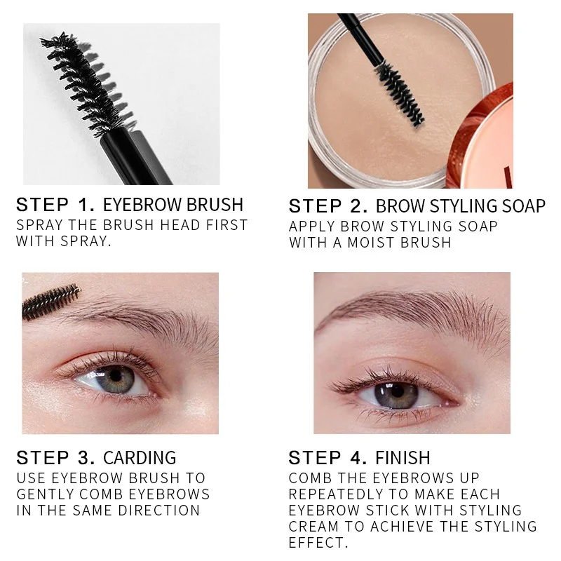 New Formula Super Sticky Waterproof Vegan Tint Private Label Eyebrow ...