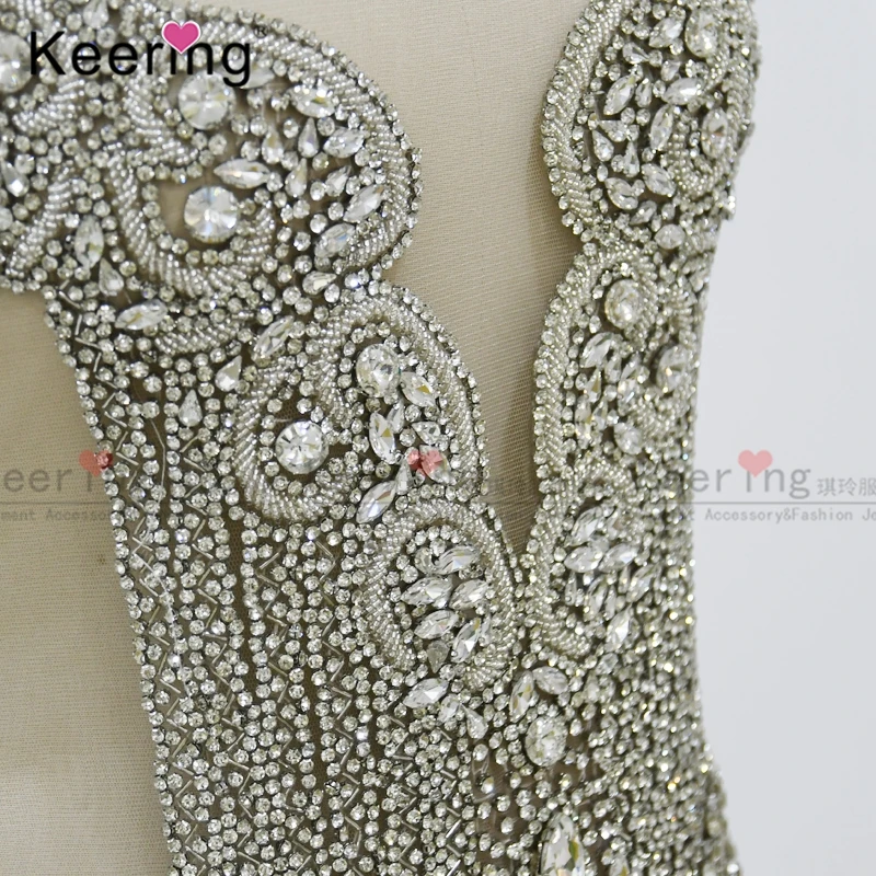 Full Body Rhinestone Applique Crystal Panel - WDP-245-1
