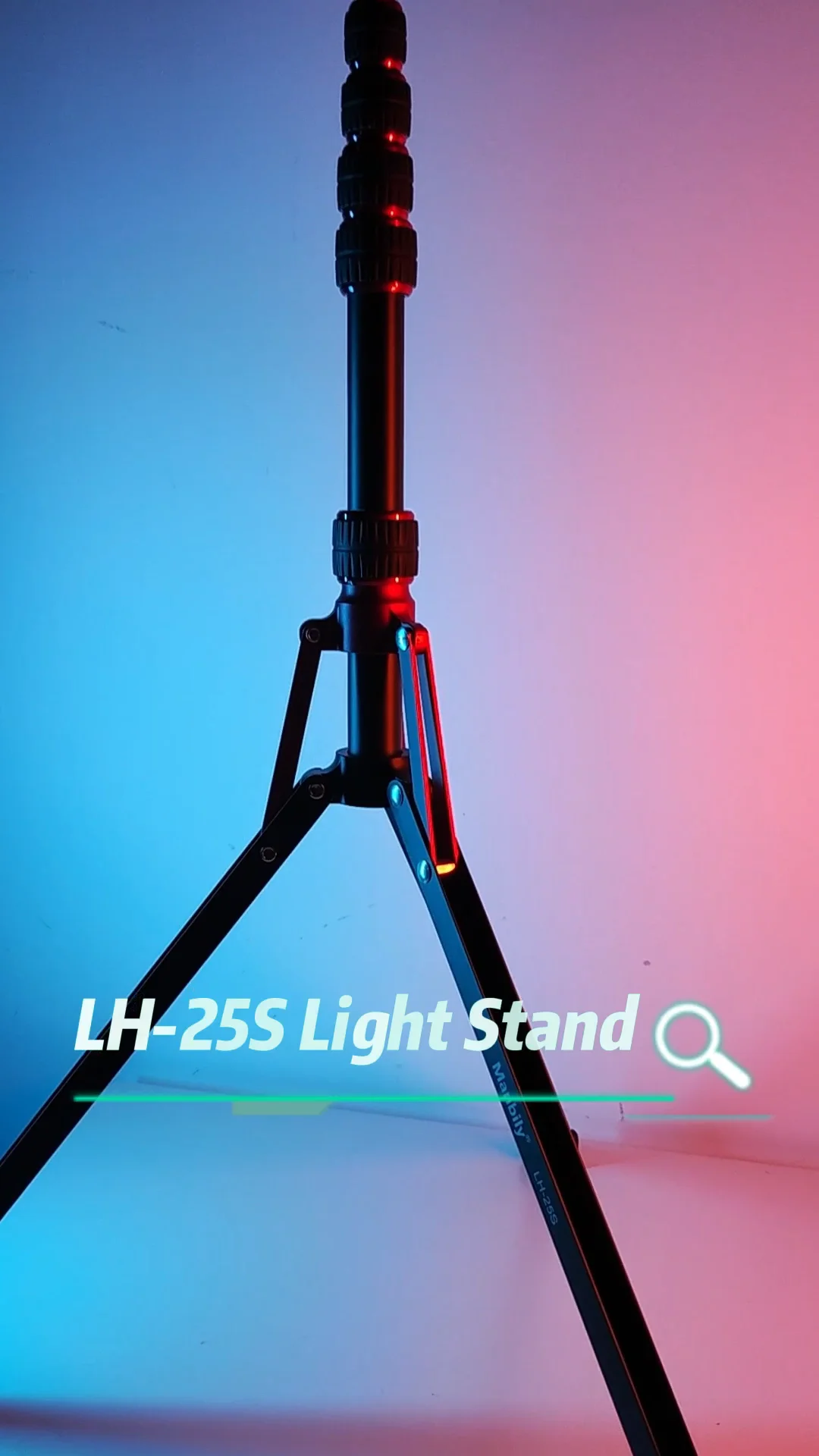 Portable Camera Video Light Stand Adjustable Light Stands,6 Sections ...