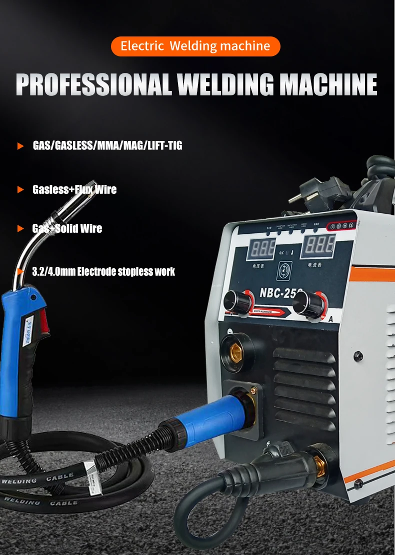 Lingba Inverter Gmaw Eco 5kg Mig Mag Mma Tig 200d Welding Machines 5 In ...