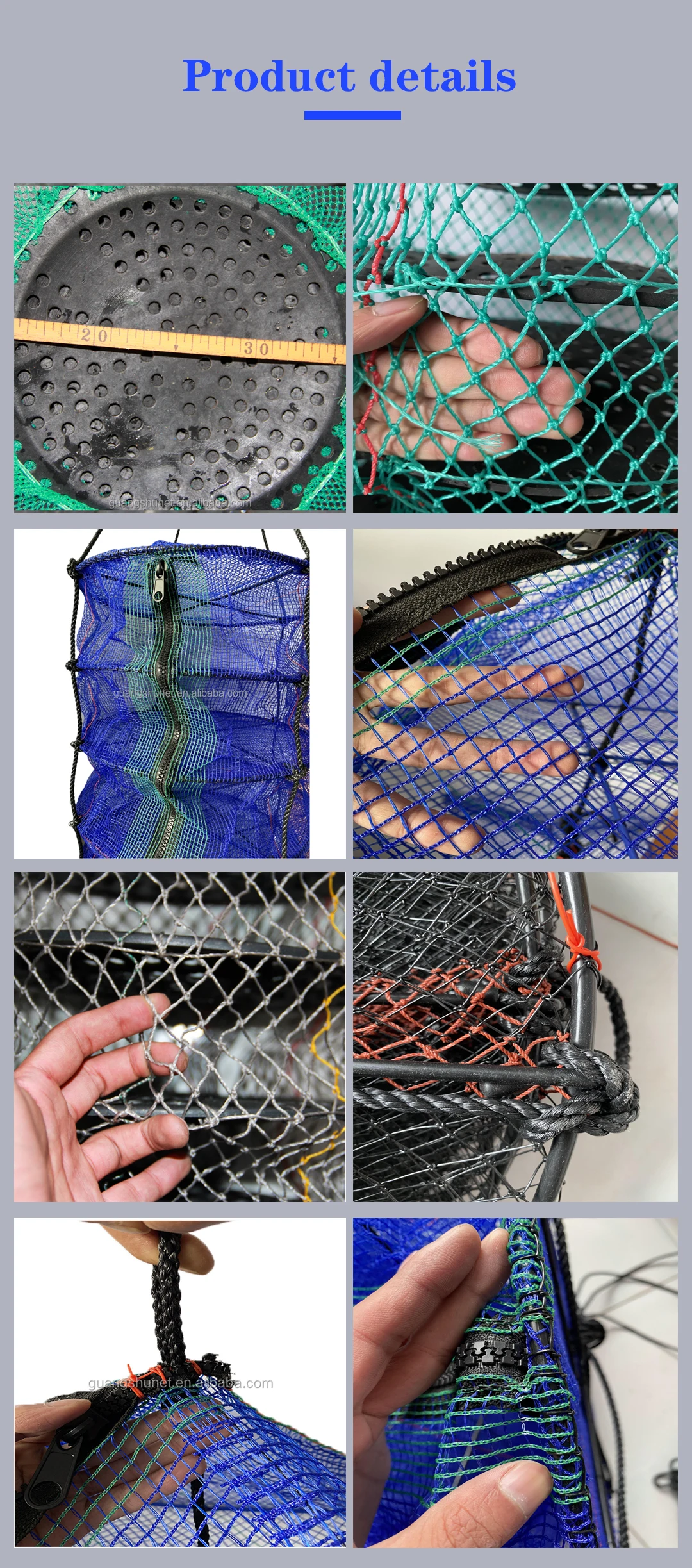 Different Levels of Aquaculture Scallop oyster Aquaculture Net Cage ...