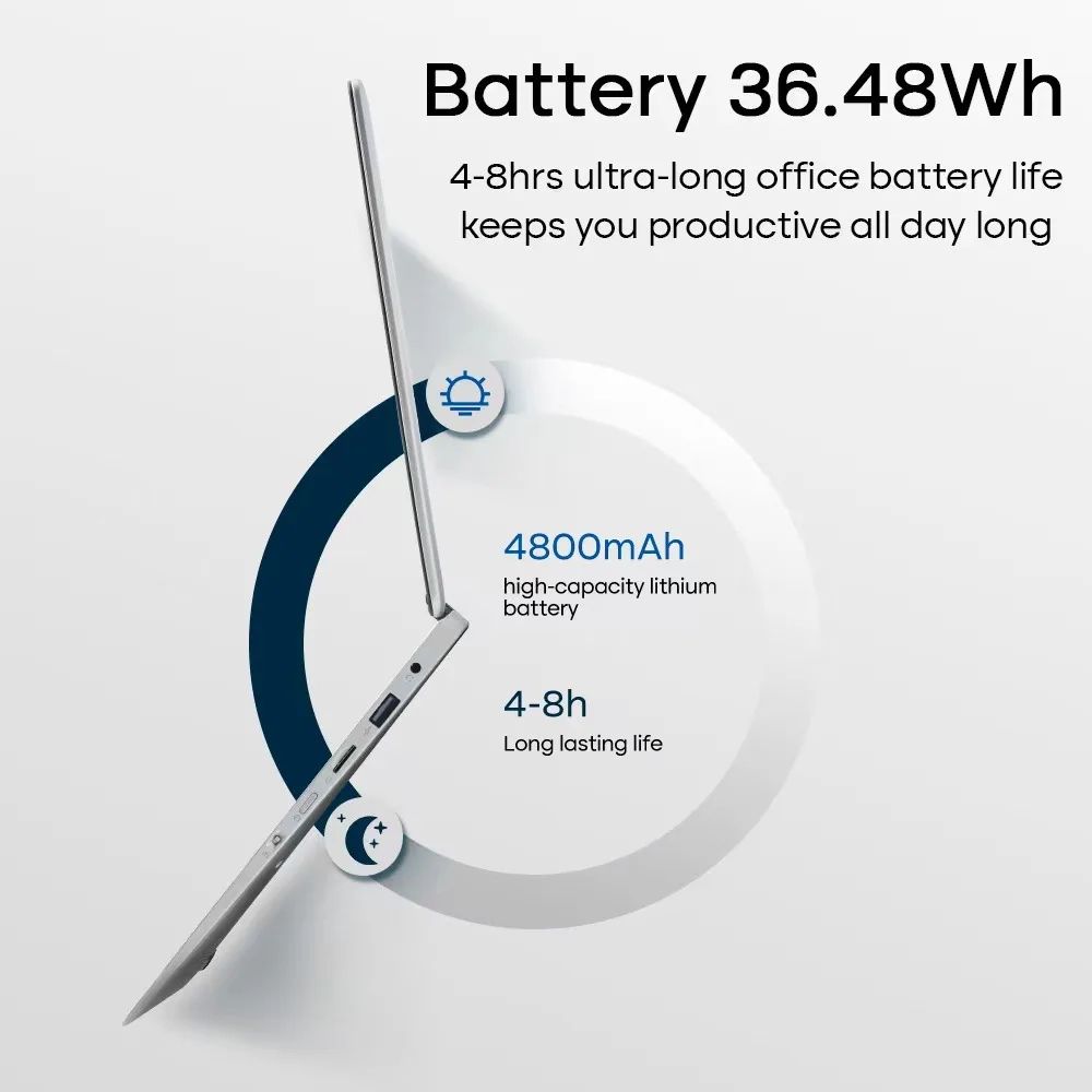 11.6inch Laptop 360-Degree Convertible Touch Screen Laptop Notebook ...