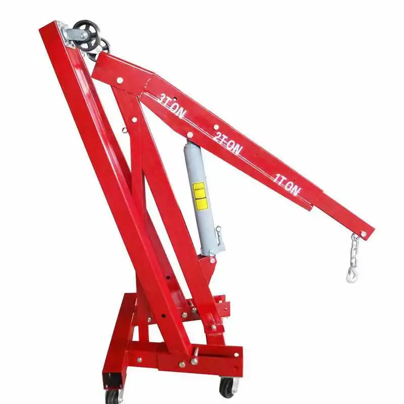 Portable Hydraulic Engine Lift Crane 1 Ton 2 Ton 3 Ton Small Hydraulic ...