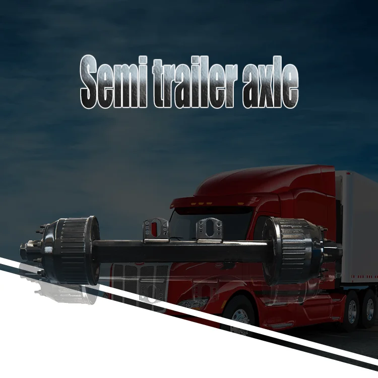 Semi Trailer Rear Axle Conversion American Type 13T Axle Custom Trailer ...