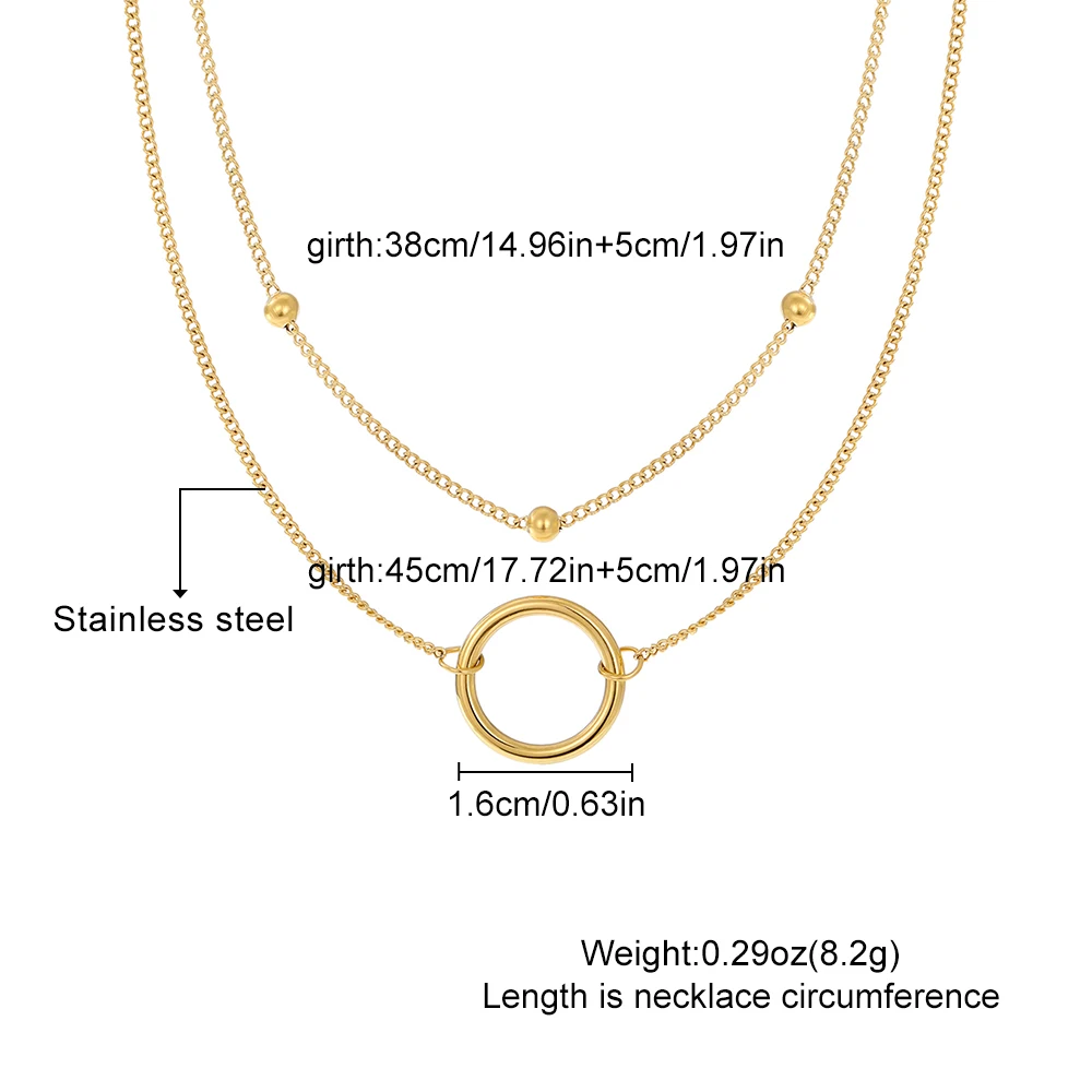 Shop Our Customizable Fashion Chain 18K Gold Plated Necklace