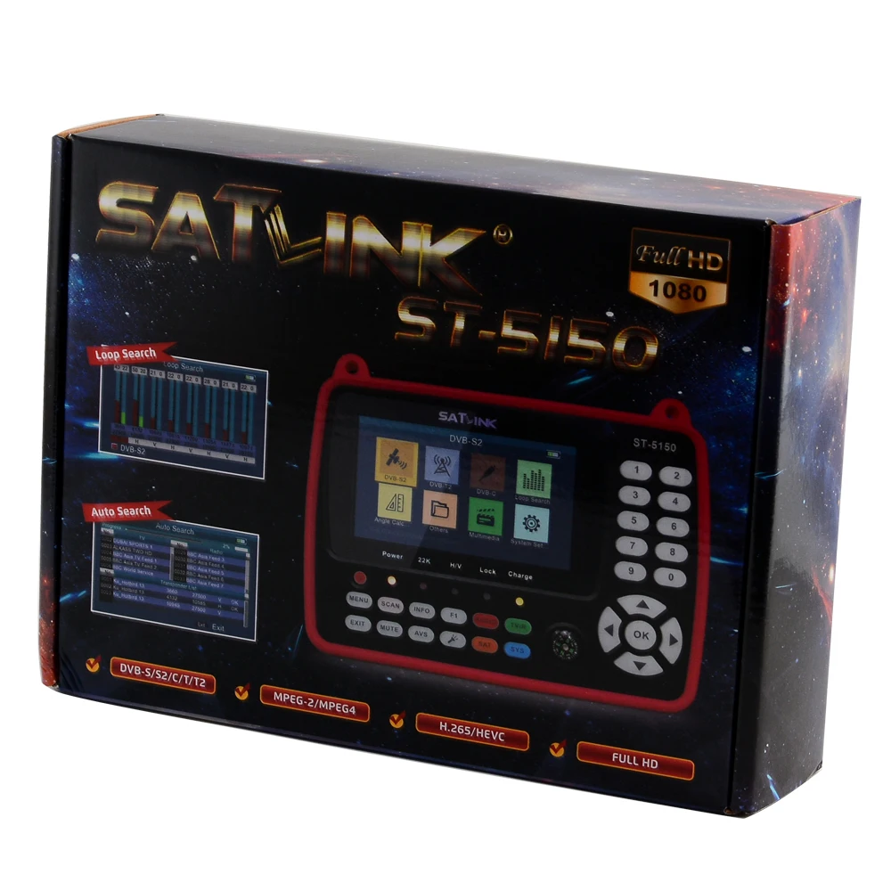 Satlink-localizador Satélite Original,St-5150,Dvb-s2,Dvb-t2,Dvb-c ...