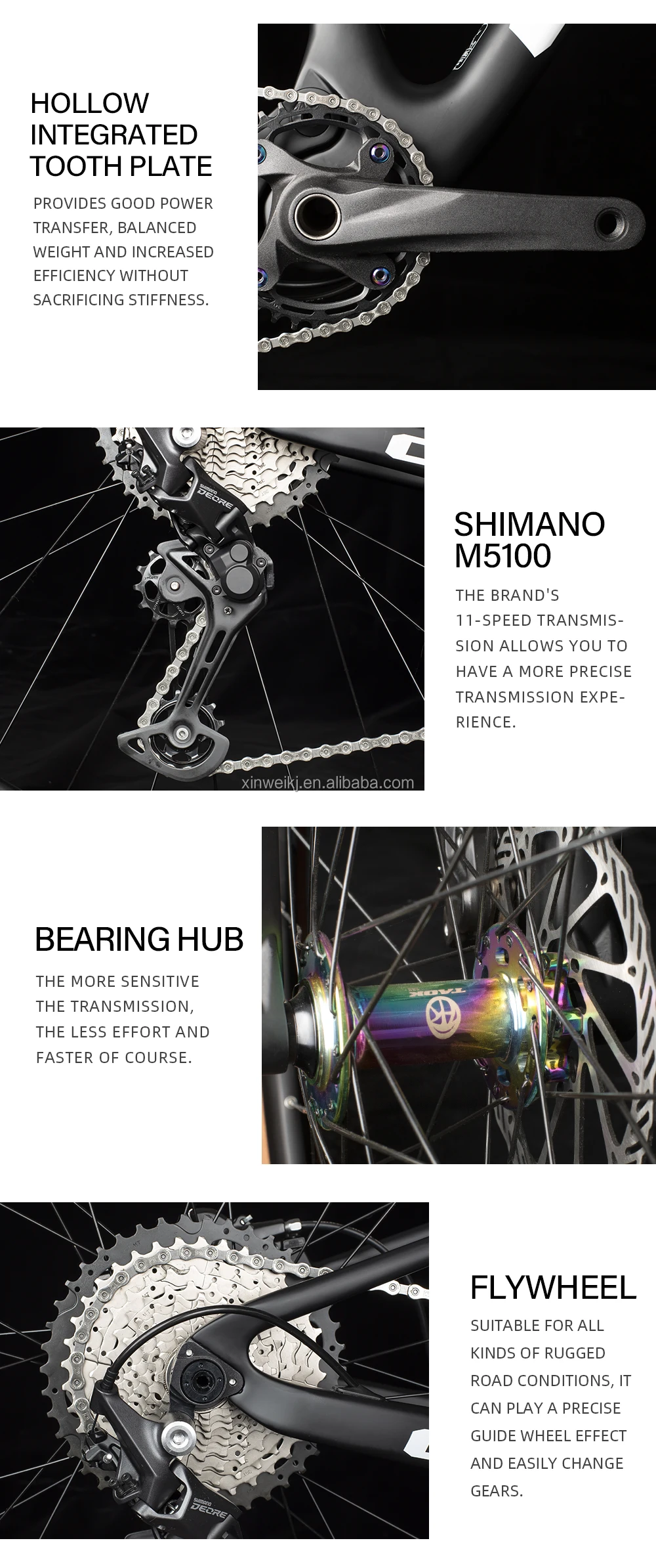 Cnxw In Stock Moq 1pcs 29er 11speed Disc Brake Shimano M5100 Full ...