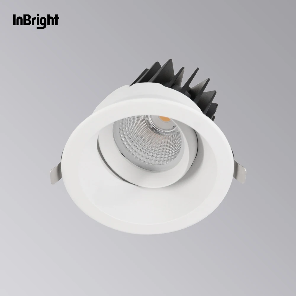 Led Adjustable Ceiling Lights 8w 10w 15w 25w 28w Anti-glare Aluminum ...