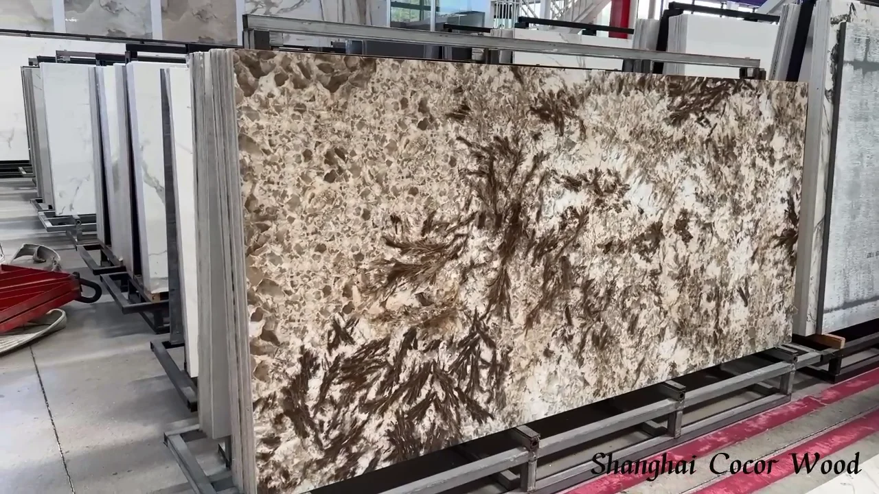 Luxury Frozen Fox Marble Slab Porcelain Polished Glazed Slabs For Hotel ...
