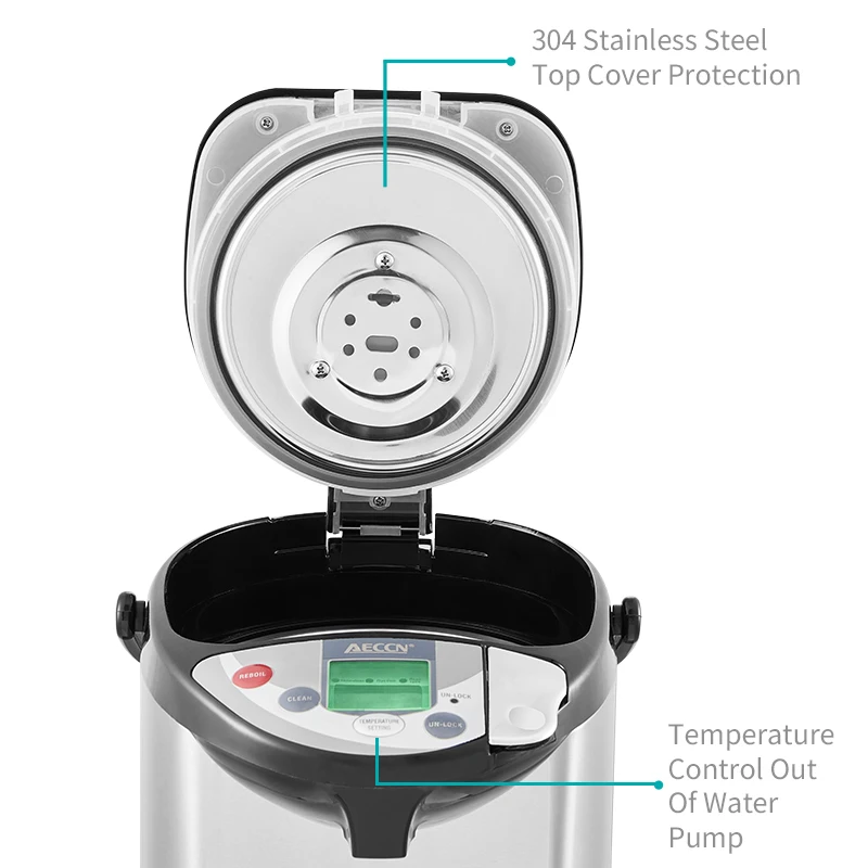 Aeccn Customization Kitchen 5l Lcd Panel Re-boil 360 Degree ...