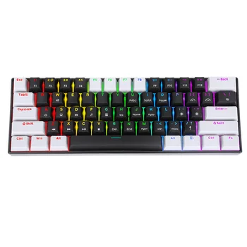 Sama 60% Keyboard Teclado Mechanical Switch 61 Keys Backlit Mini Pc Rgb ...