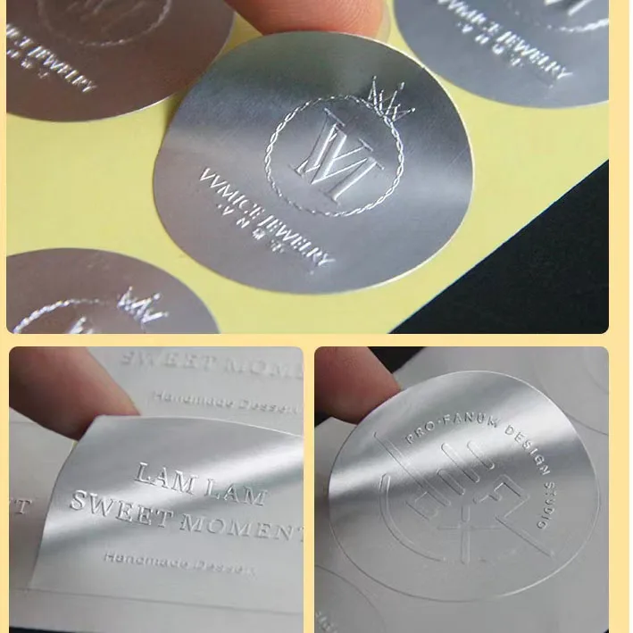 High Quality Sheet Gold Foil Stamping Stickers Print Embossed Pvc ...
