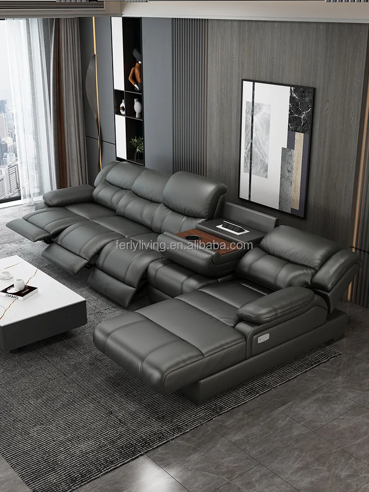 Modern Space Capsule Style Sofa Set Furniture Living Room Leather ...