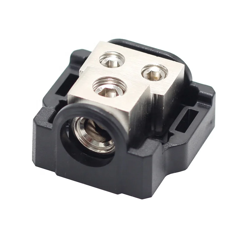 2-way Mini Power Distribution Block 1 X 4/8gauge In/2x8/10gauge Out ...