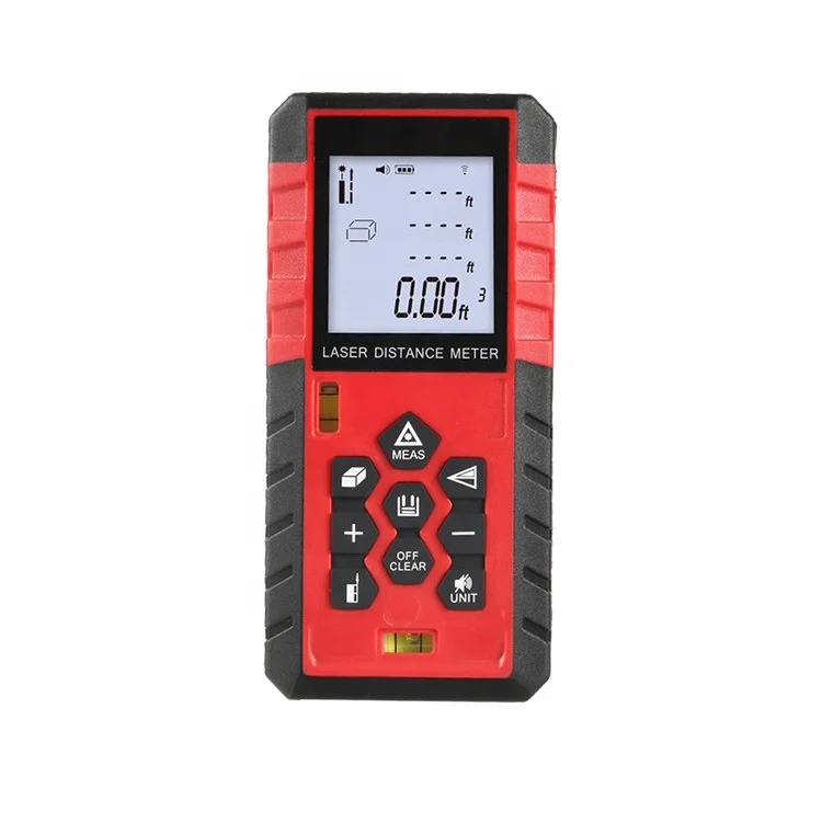 Dual Level Vial Distanciometro Measurement Meter Device 100m Digital Lazer Metre Laser Measuring ...