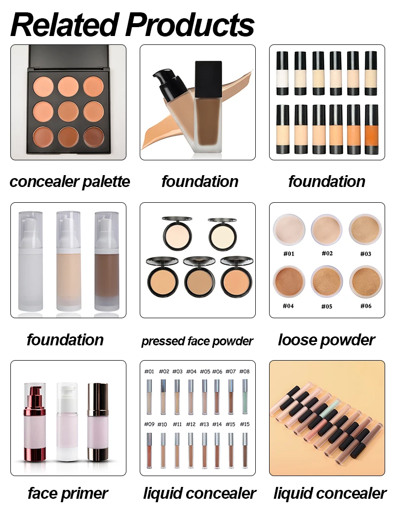 Makeup High Quality Private Label Matte Waterproof Foundation Long ...