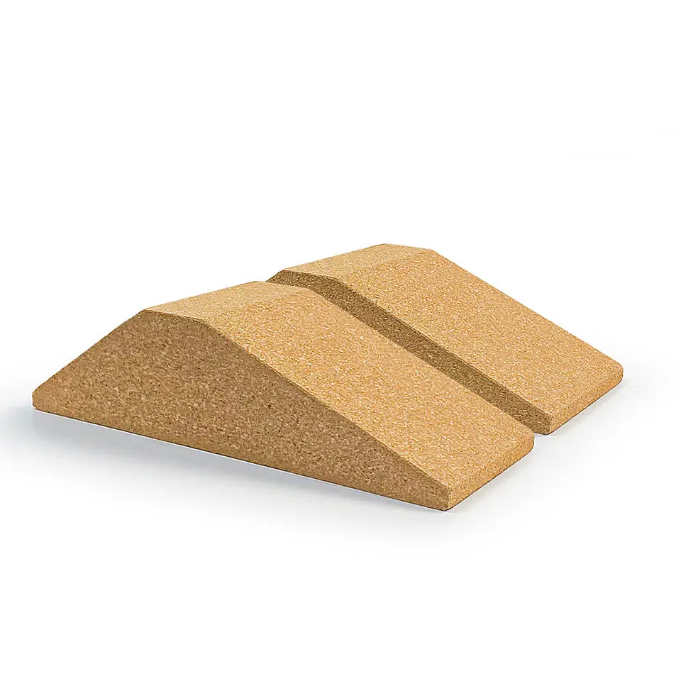 Bodybuilding Slant Board Calf Raise - Wooden Cork Squat Wedge Block